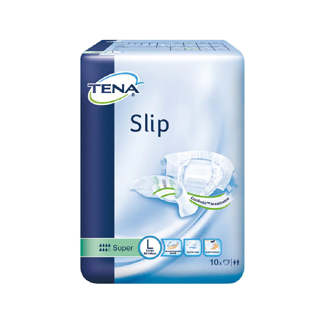 Tena Super Diaper Large 10 Pieces - CJS Supermarket