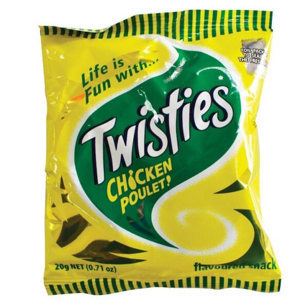 Twisties Chicken Flavoured Snack 20g - CJS Supermarket