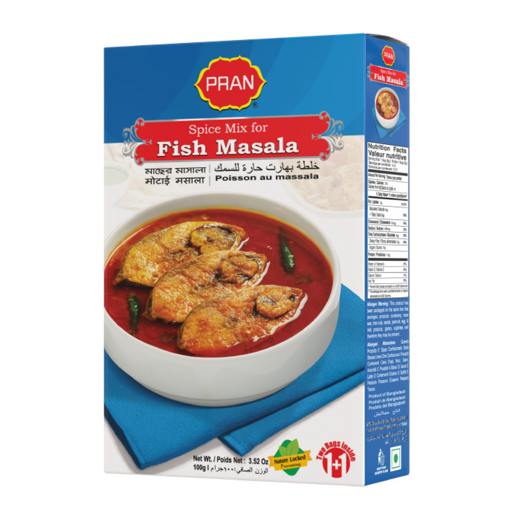 Pran Fish Masala Mix 100g - CJS Supermarket