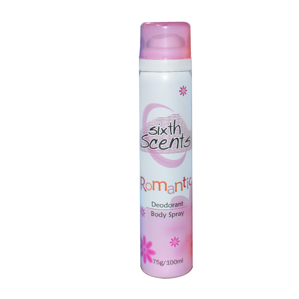 Sixth Scents Romantic Deodorant Body Spray 75g/100ml - CJS Supermarket
